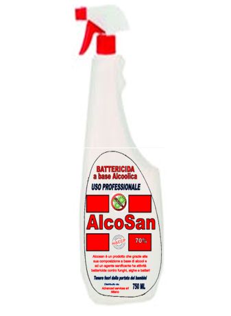ALCOSAN BATTERICIDA – 750 ML – ADVANCED SERVICES SRL